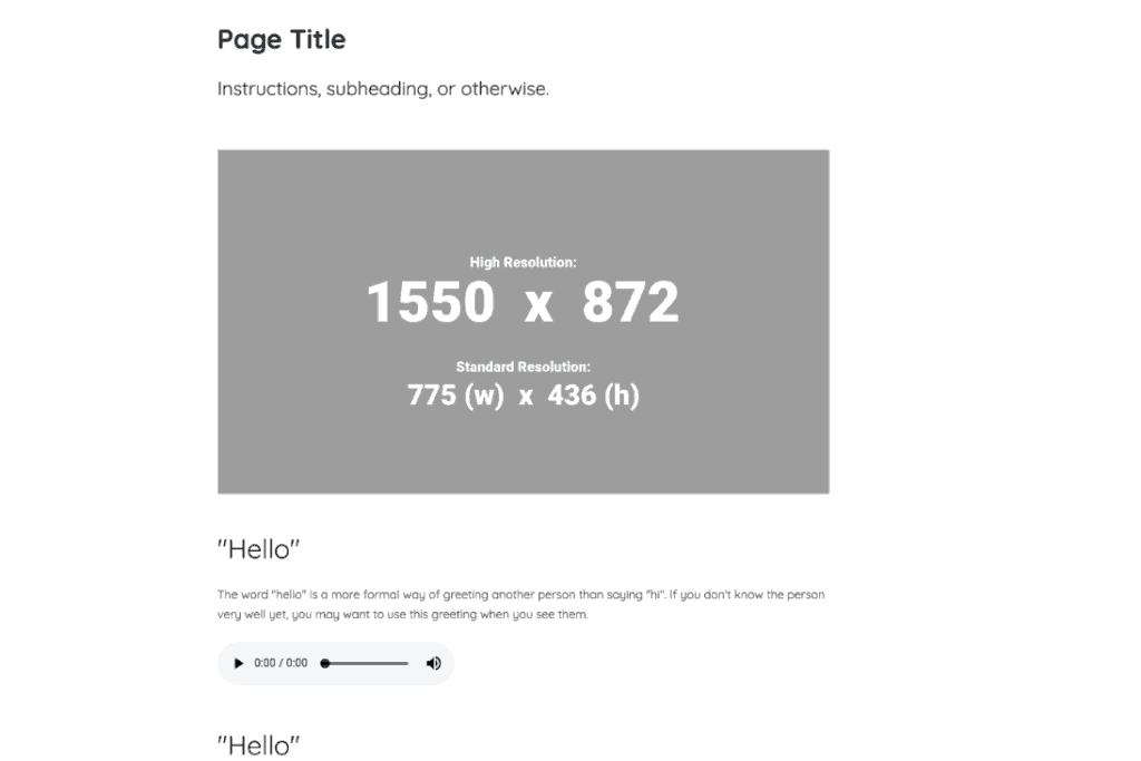 Templates - ESL Gold